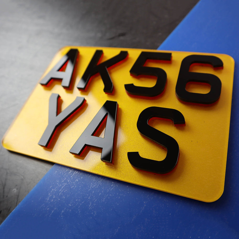 Premium Motorbike Number Plates | Unique 4D Designs - Nom Plates