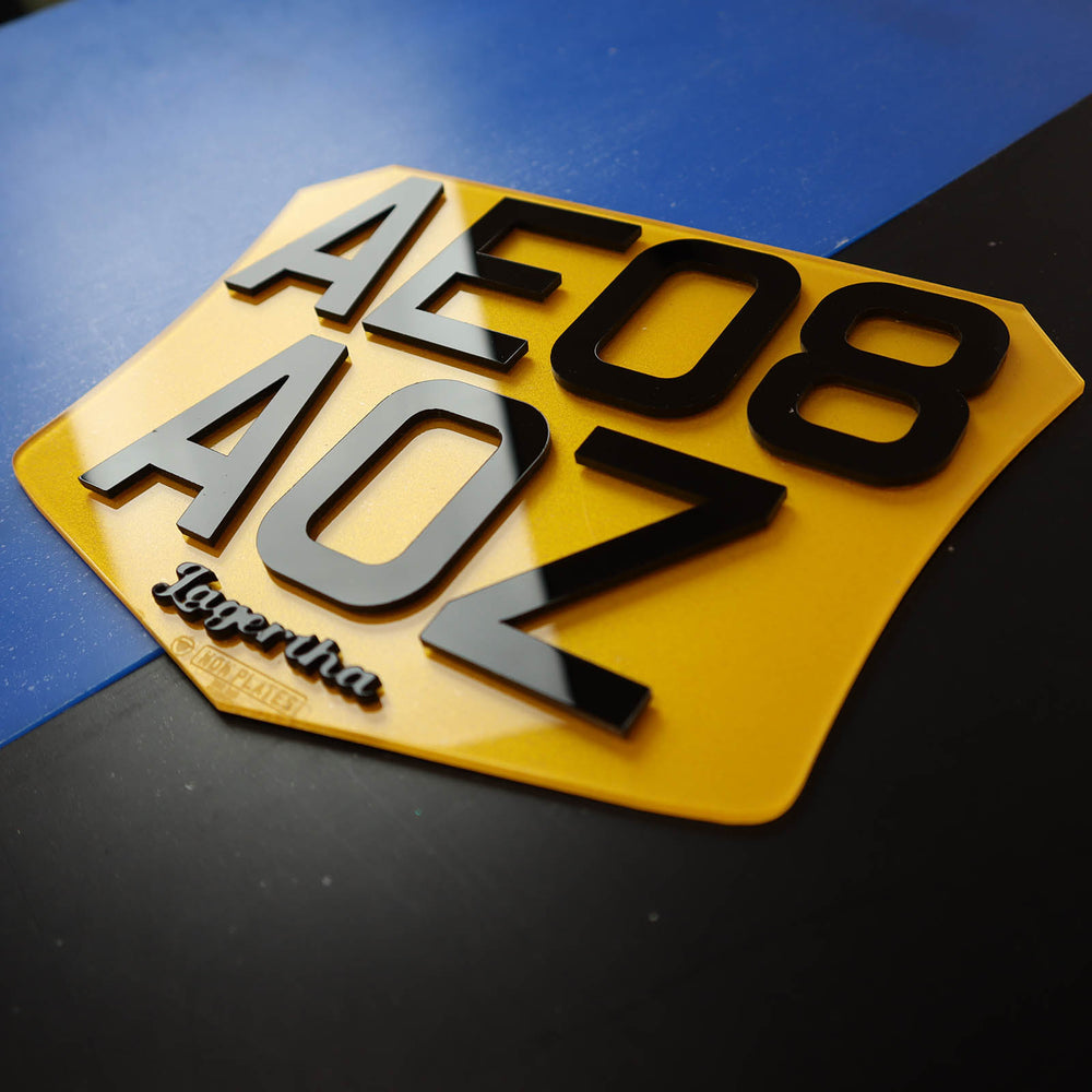 Premium Motorbike Number Plates | Unique 4D Designs - Nom Plates