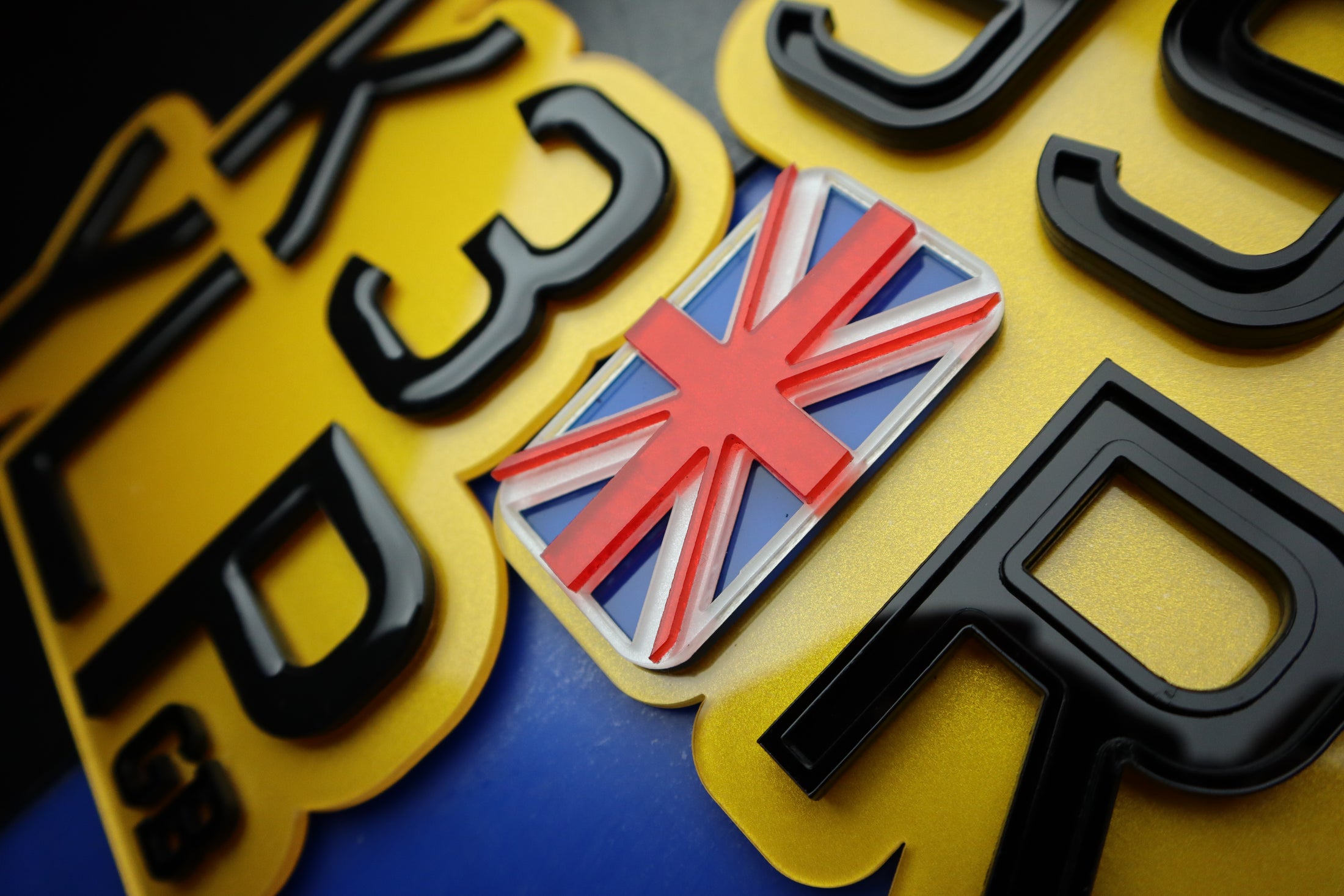 Premium Motorbike Number Plates | Unique 4D Designs - Nom Plates