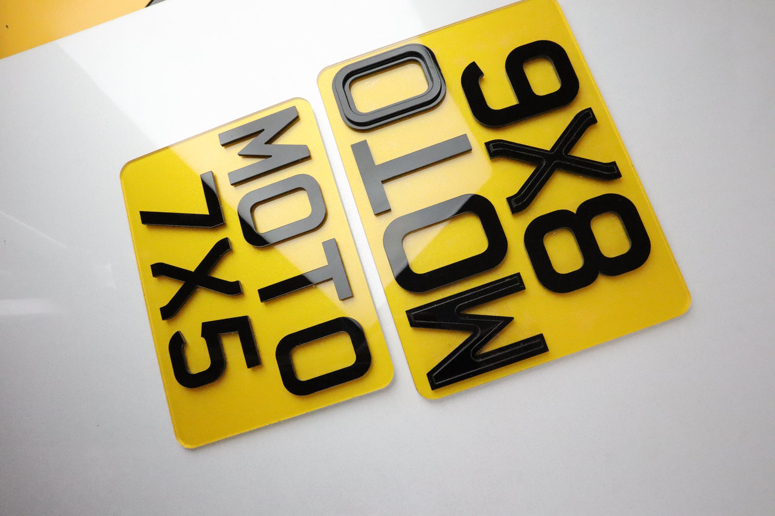 Premium Motorbike Number Plates | Unique 4D Designs - Nom Plates