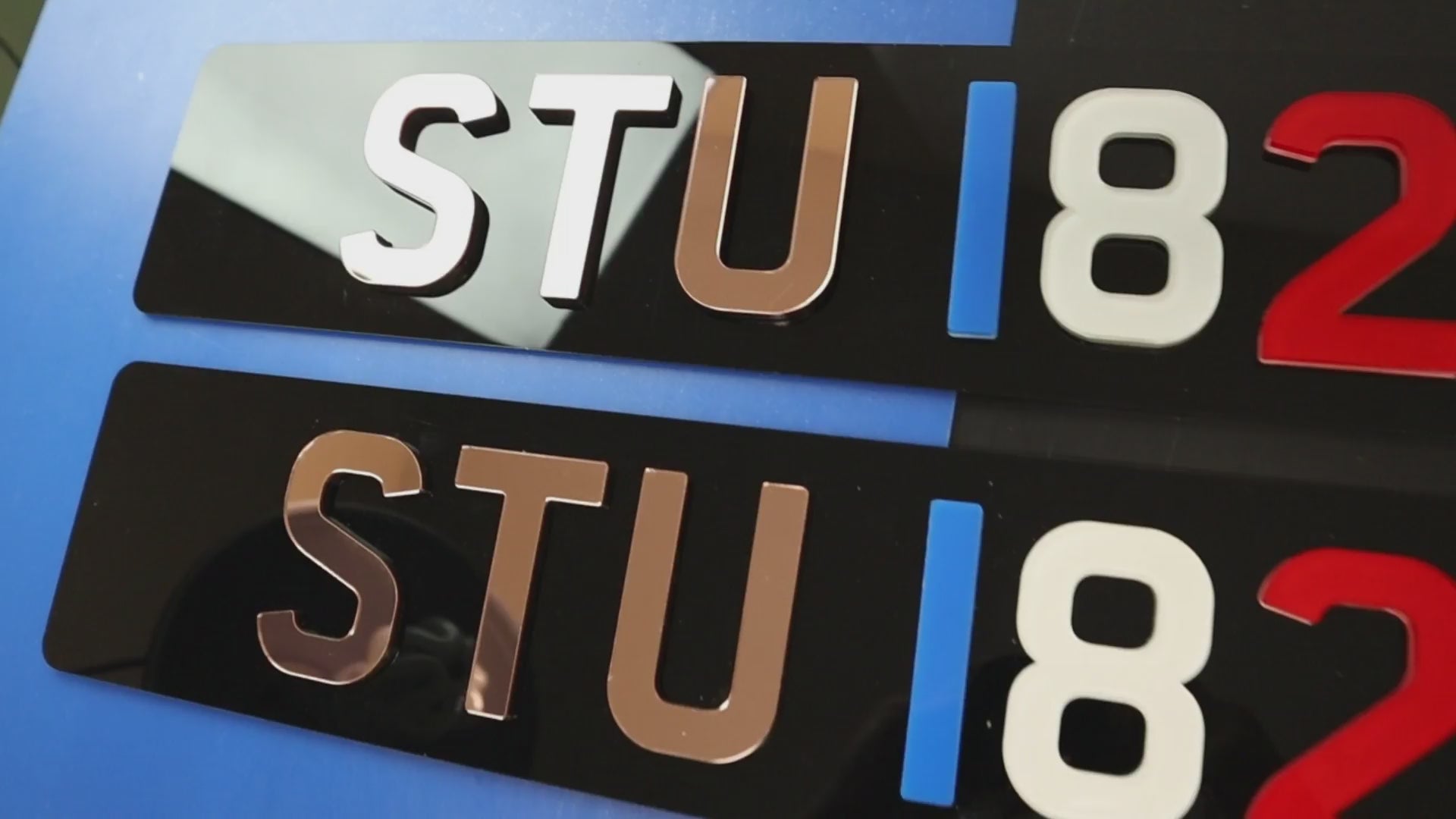 Custom Renault Clio Show Plate in French Colours LB23