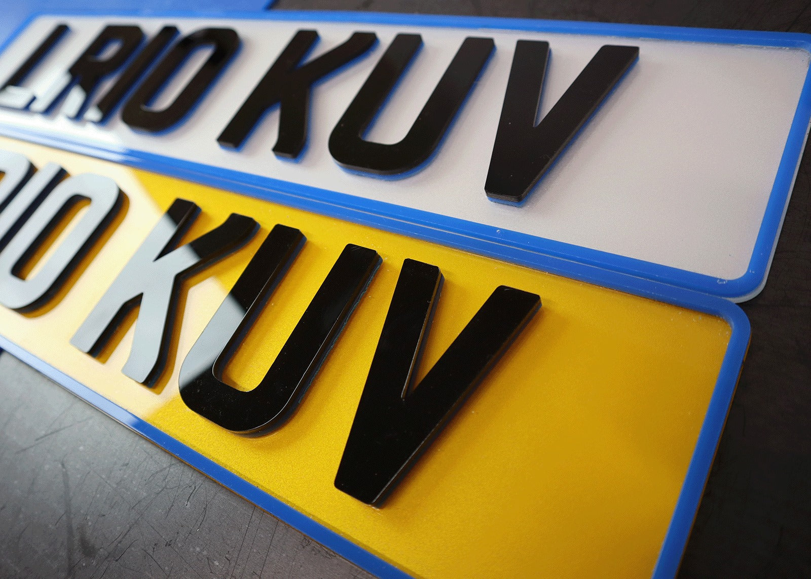 Customise Your 3D & 4D Number Plates Online | Nom Plates